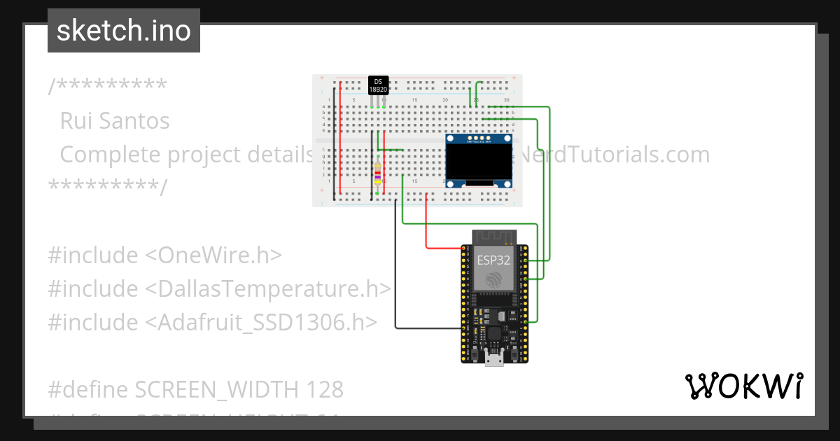 Wokwi - Online ESP32, STM32, Arduino Simulator