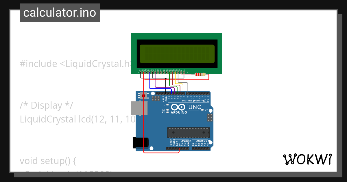 using Library - Wokwi ESP32, STM32, Arduino Simulator