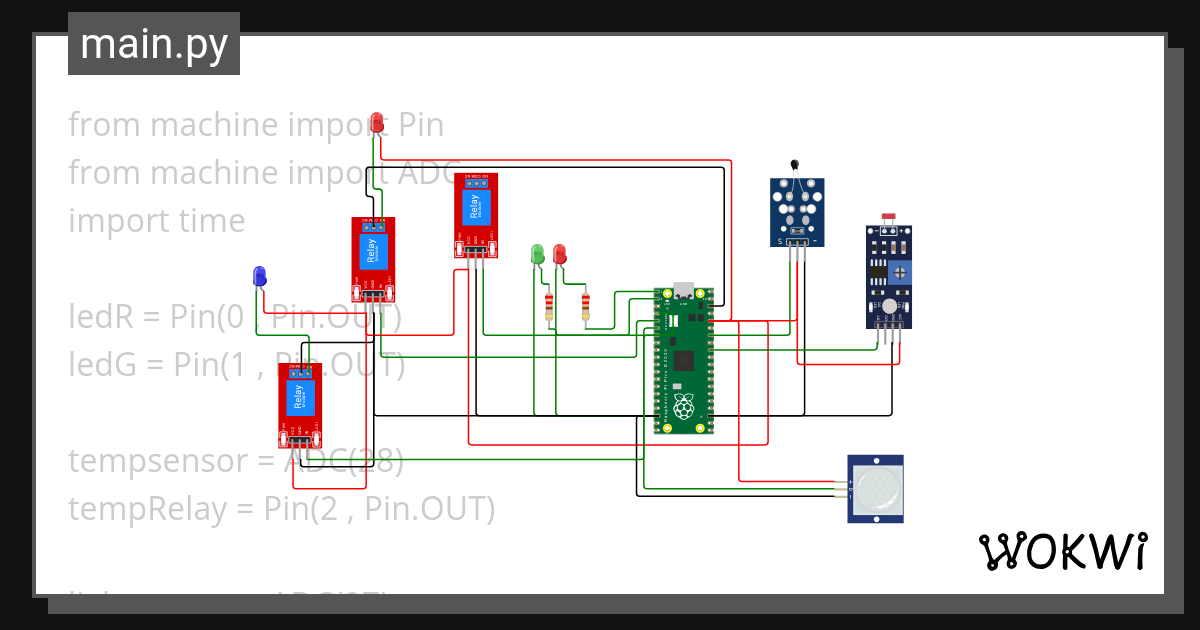 m.project1 - Wokwi ESP32, STM32, Arduino Simulator