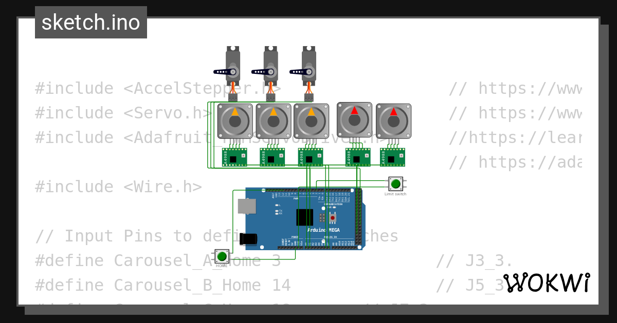 Stepper Test Wokwi Esp32 Stm32 Arduino Simulator 3721