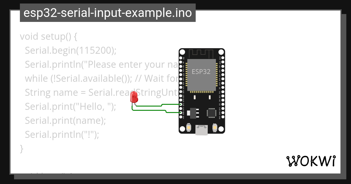 Monitor_esp32-serial-input-example.ino Copy - Wokwi ESP32, STM32 ... Monitor_esp32-serial-input-example.ino Copy - Wokwi ESP32, STM32 ...