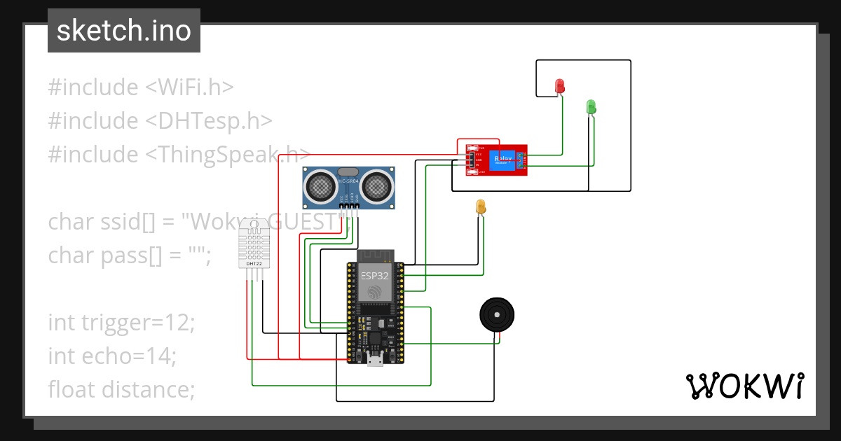 relay module - Wokwi ESP32, STM32, Arduino Simulator