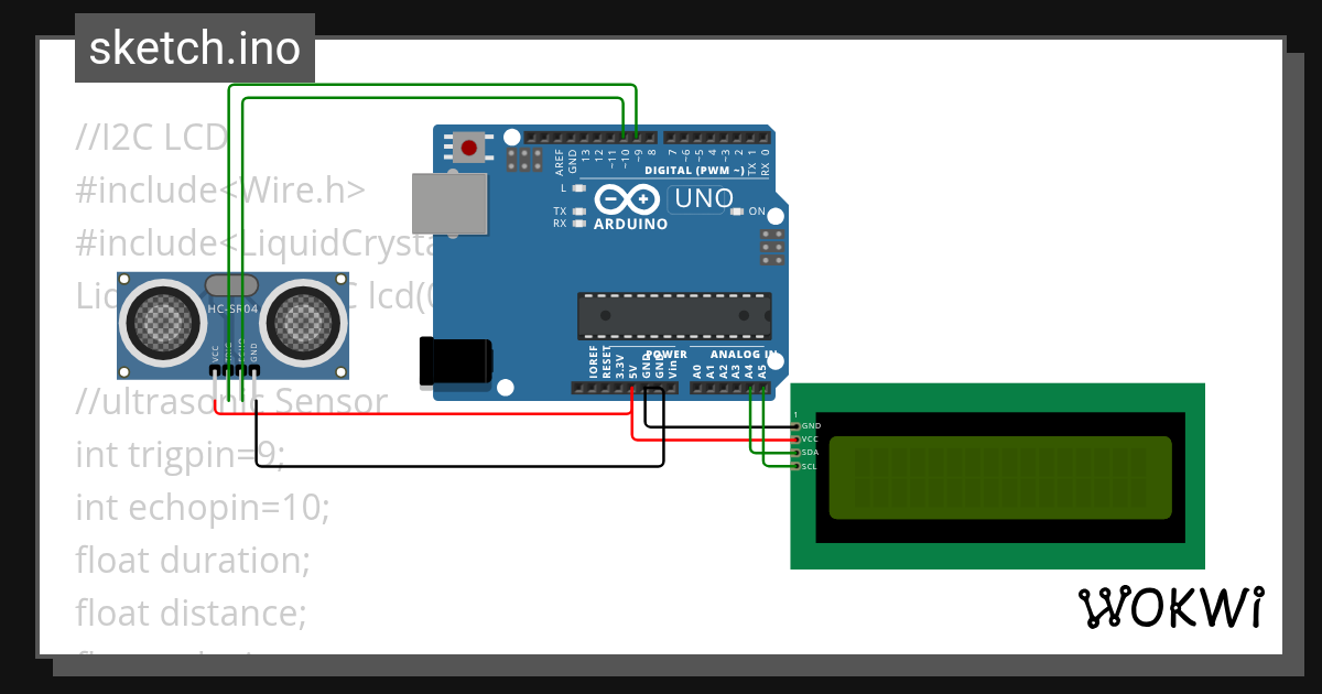 Hcsr04 Wokwi Esp32 Stm32 Arduino Simulator 0501