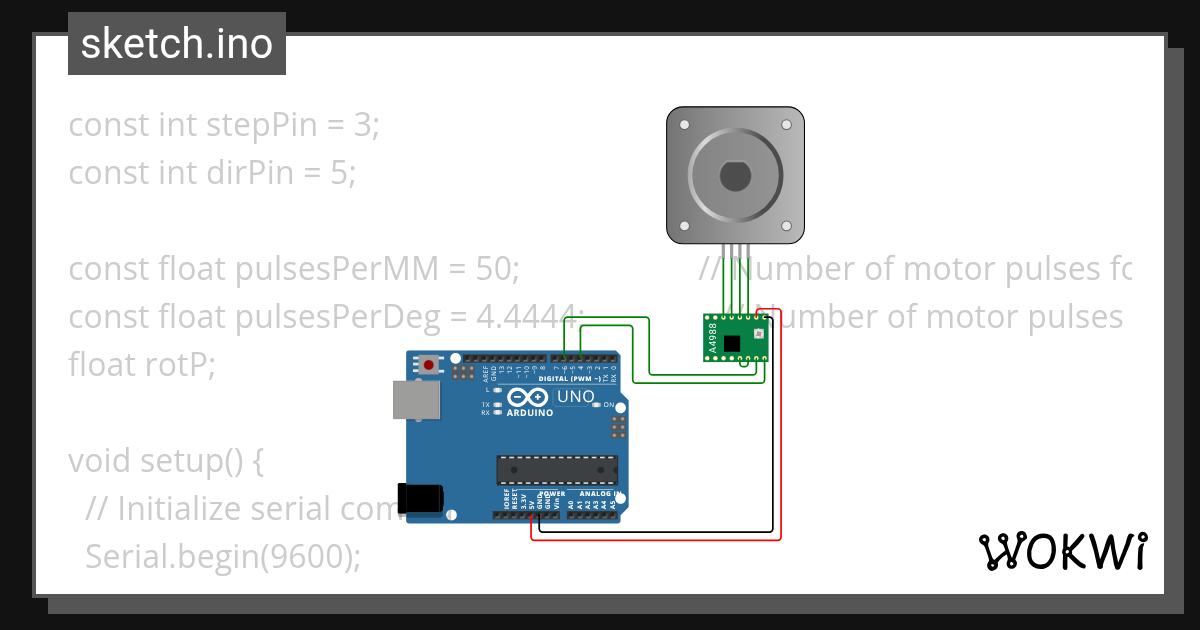 Motor Test Copy - Wokwi ESP32, STM32, Arduino Simulator