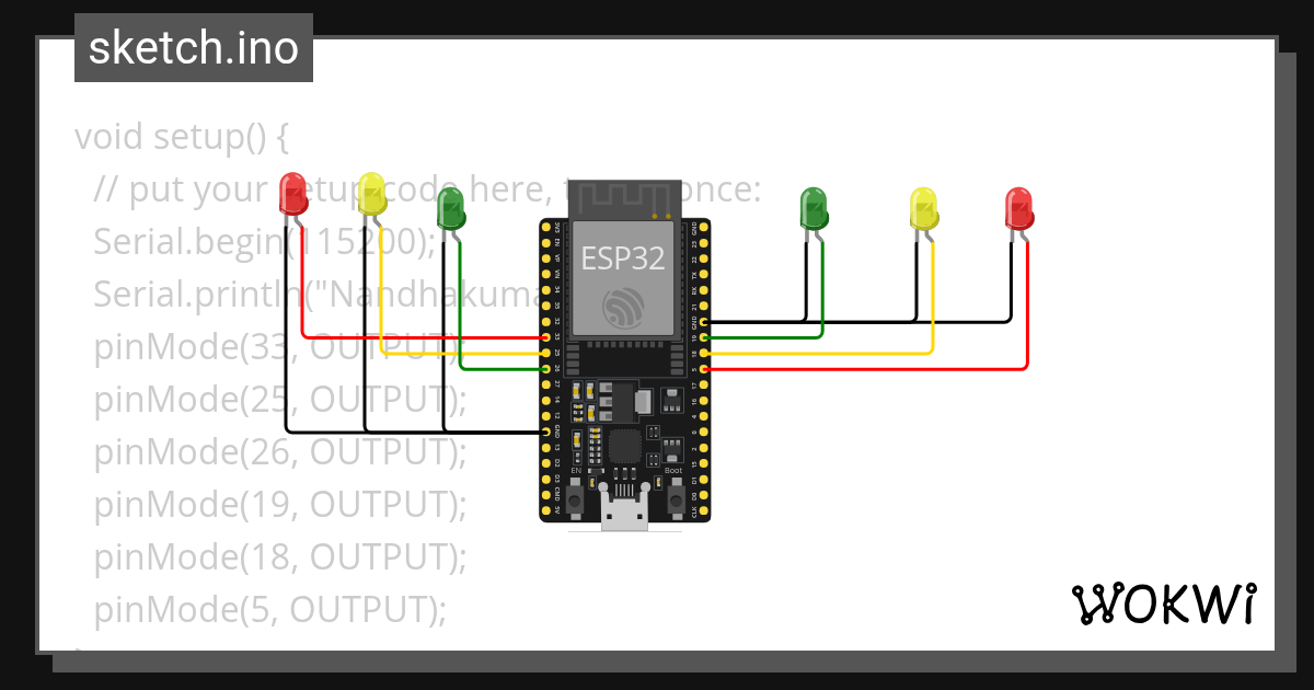 Project Day 03 3 - Wokwi ESP32, STM32, Arduino Simulator