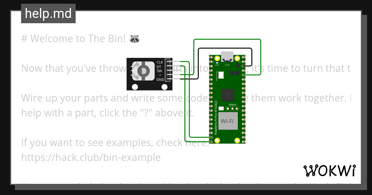 Encoder para volante simulador 1r - Wokwi ESP32, STM32, Arduino Simulator