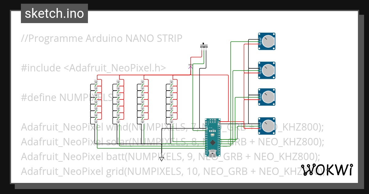 Nano Strip Wokwi Esp32 Stm32 Arduino Simulator 1902