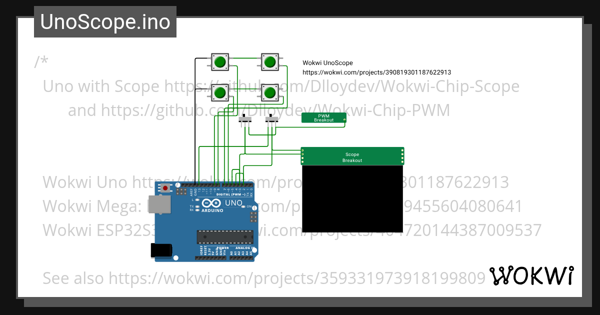 Wokwi - Online ESP32, STM32, Arduino Simulator