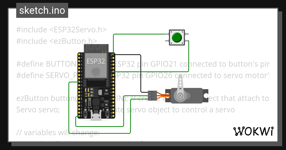 Servo - Wokwi ESP32, STM32, Arduino Simulator