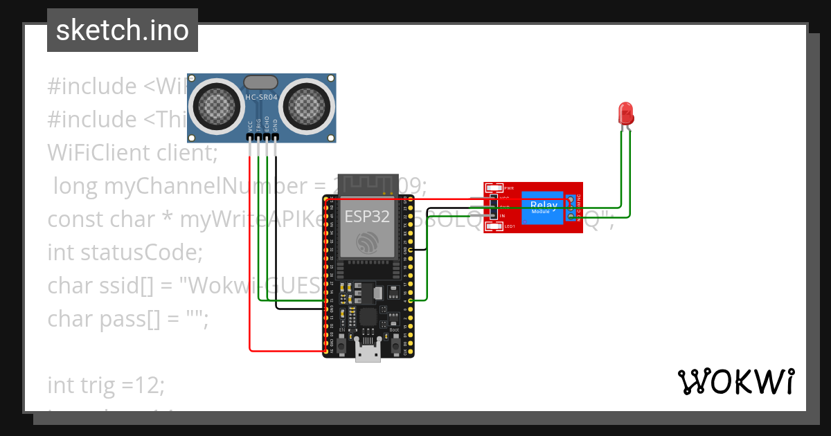 Thingspeakrelay Wokwi Esp32 Stm32 Arduino Simulator 