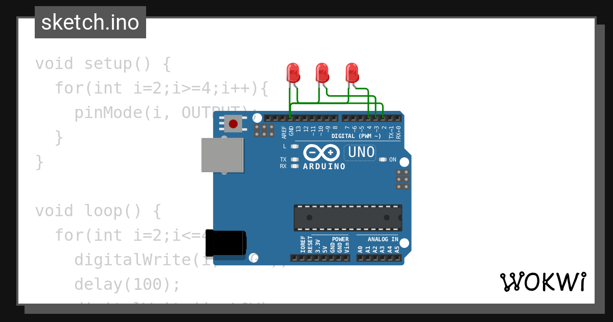 Led Fast Blink L R And R L Wokwi Esp32 Stm32 Arduino Simulator