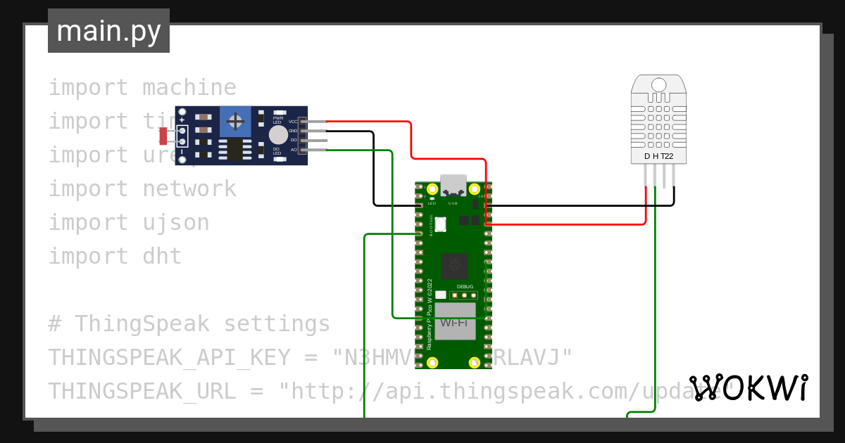 Pi Pico W Micropython Fami Wokwi Esp32 Stm32 Arduino Simulator 7200