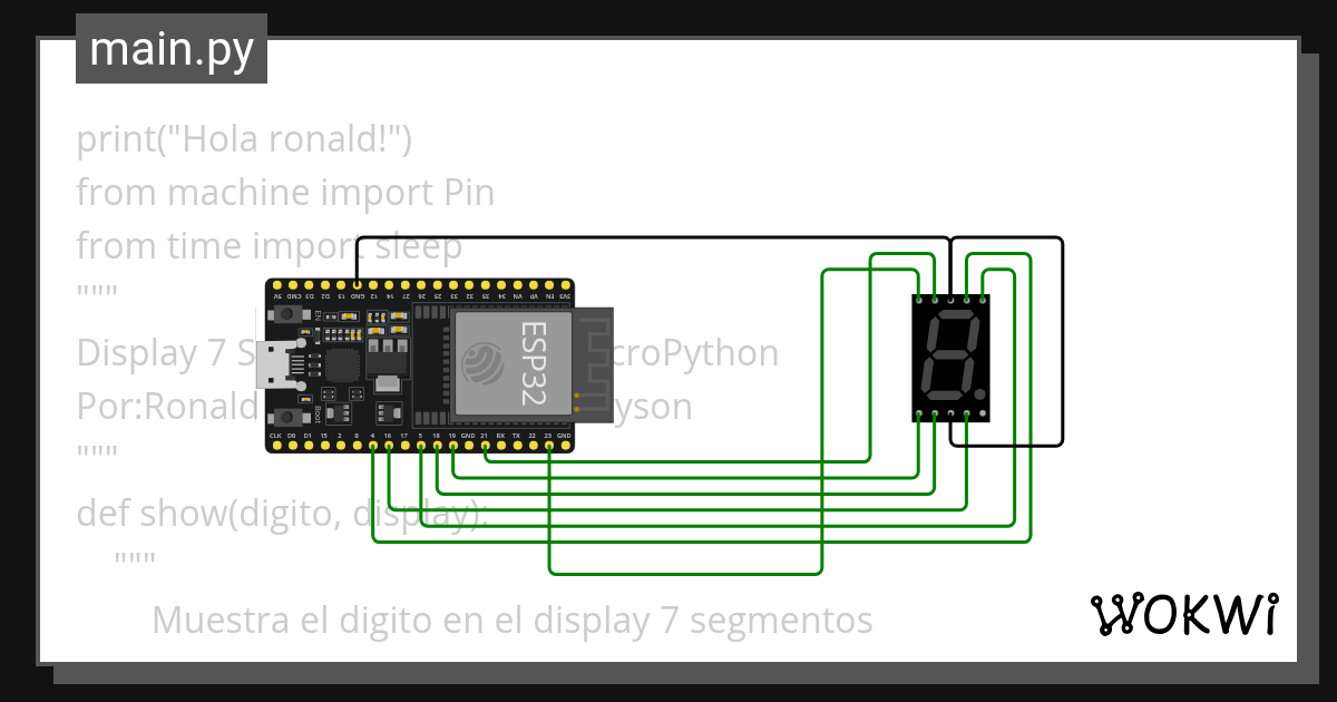 Display 7egmentos1 Copy - Wokwi ESP32, STM32, Arduino Simulator