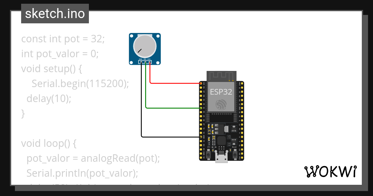 Ejercicio 3 - Wokwi ESP32, STM32, Arduino Simulator