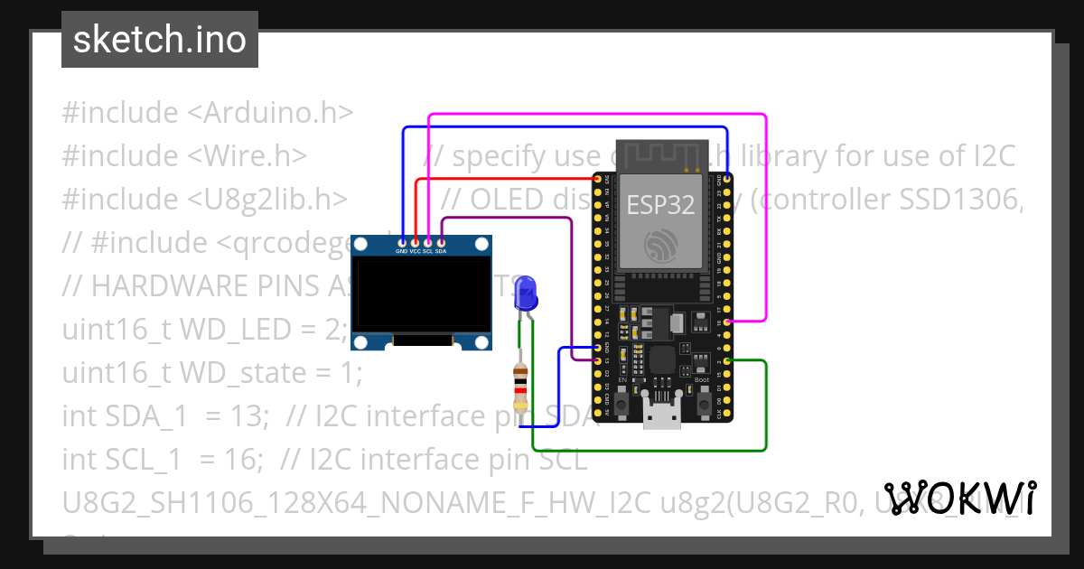QR-code-v1 - Wokwi ESP32, STM32, Arduino Simulator