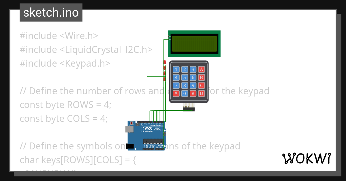 Keypad 5aug Copy - Wokwi ESP32, STM32, Arduino Simulator