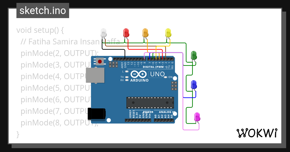 Fatiha Samira - Wokwi ESP32, STM32, Arduino Simulator Fatiha Samira - Wokwi ESP32, STM32, Arduino Simulator