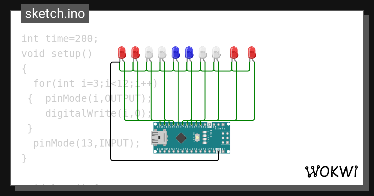 ไฟ Wokwi Esp32 Stm32 Arduino Simulator 3253