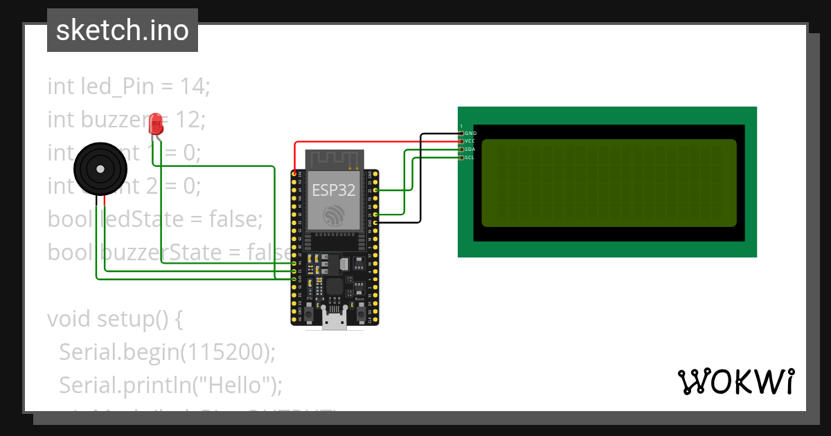 serial.lcd - Wokwi ESP32, STM32, Arduino Simulator