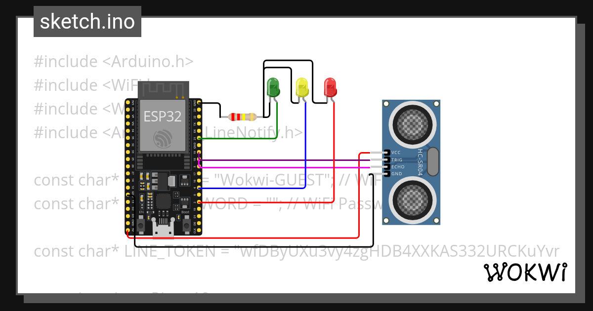 line - Wokwi ESP32, STM32, Arduino Simulator
