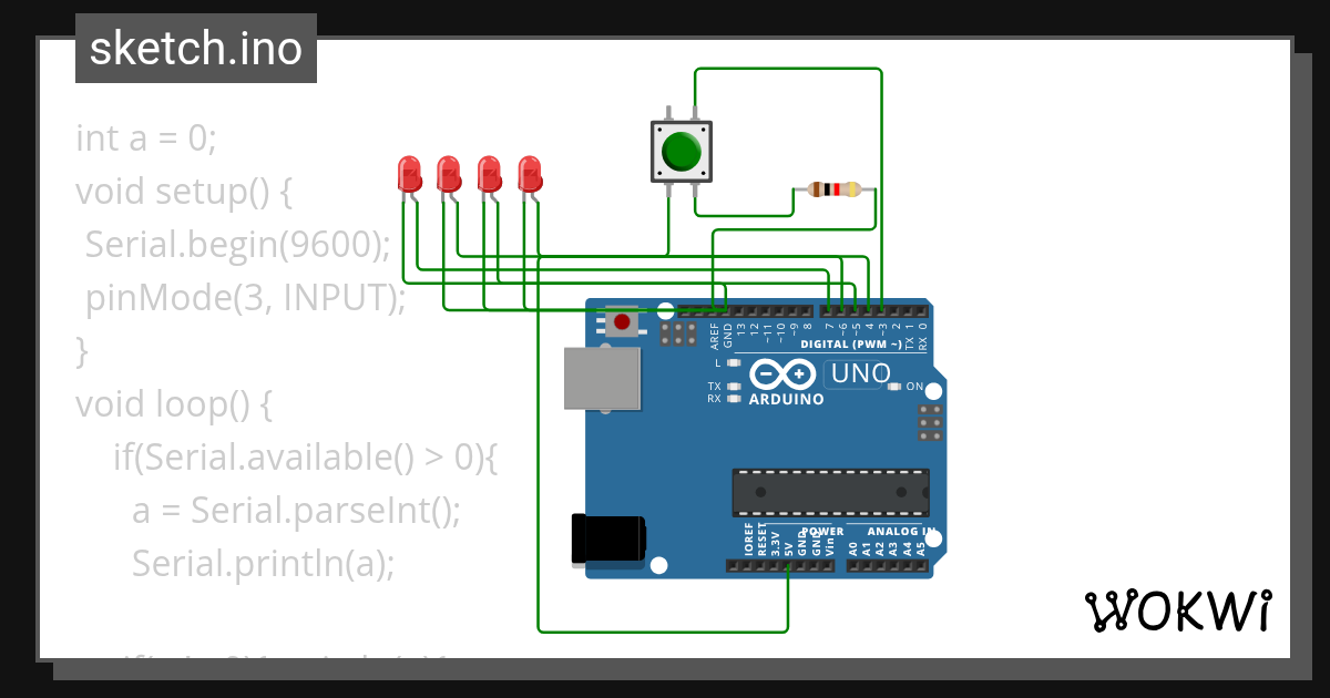 Switch Wokwi Esp32 Stm32 Arduino Simulator