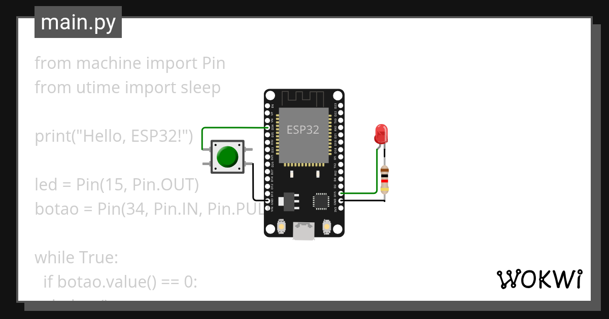 MicroPython_Aula08 - Wokwi ESP32, STM32, Arduino Simulator
