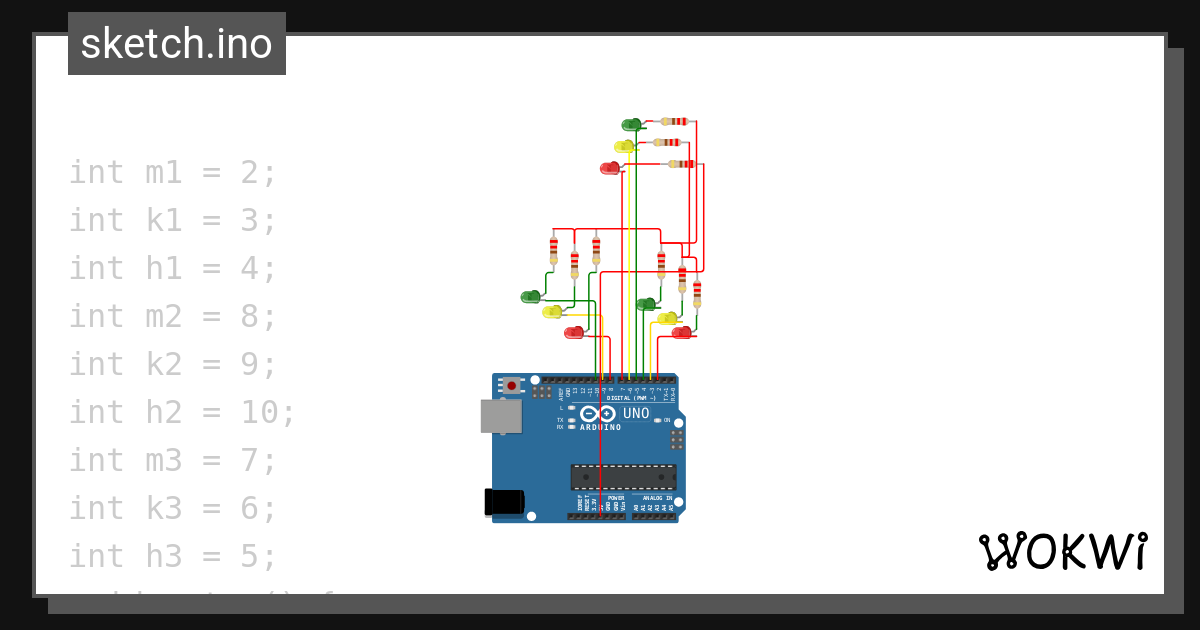 Persimpangan 3 Wokwi Esp32 Stm32 Arduino Simulator