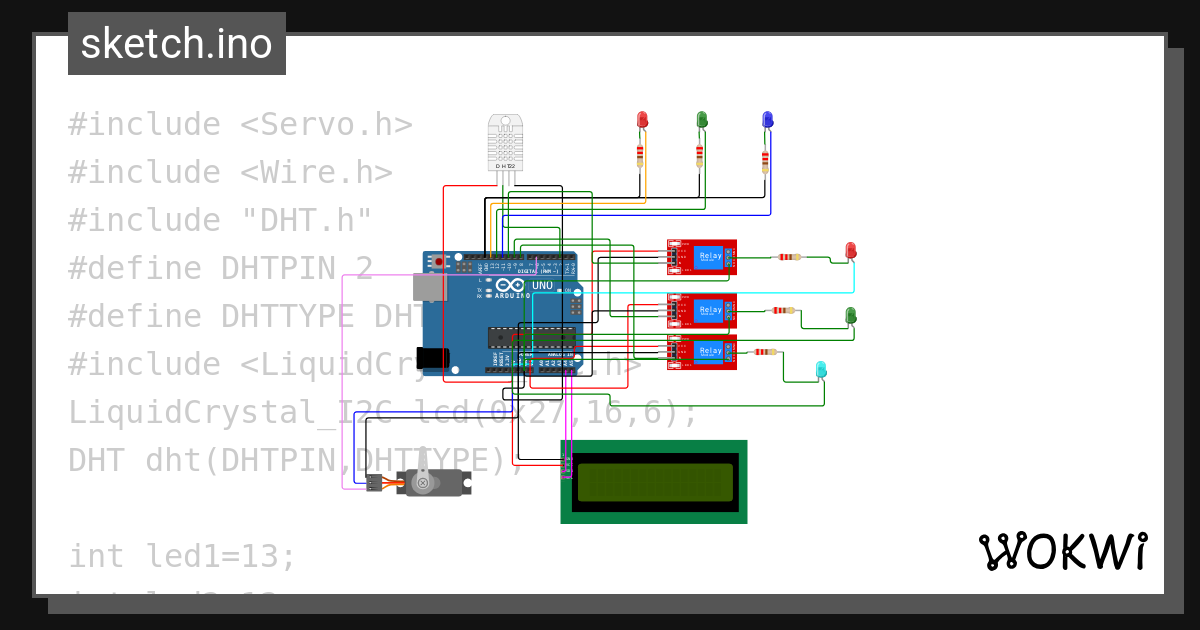 Test12 ณัฐวุฒิ Smart Home Mini Project Wokwi Esp32 Stm32 Arduino Simulator