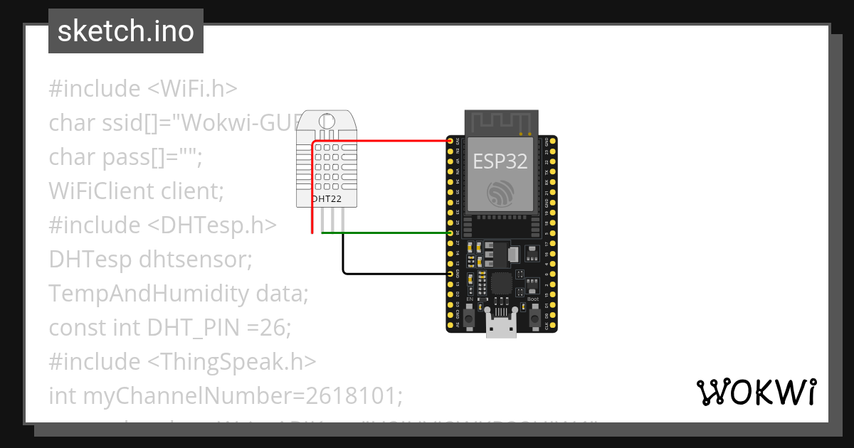 Dht With Wifi And Cloud Wokwi Esp32 Stm32 Arduino Simulator 