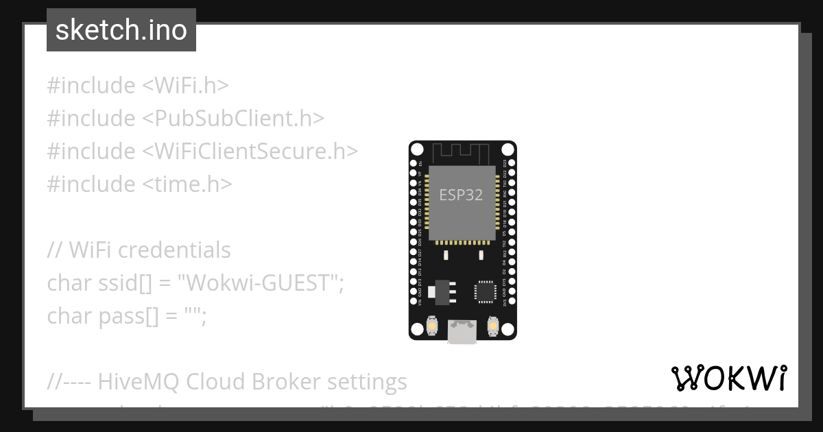 Esp Mqtt Wokwi Esp32 Stm32 Arduino Simulator