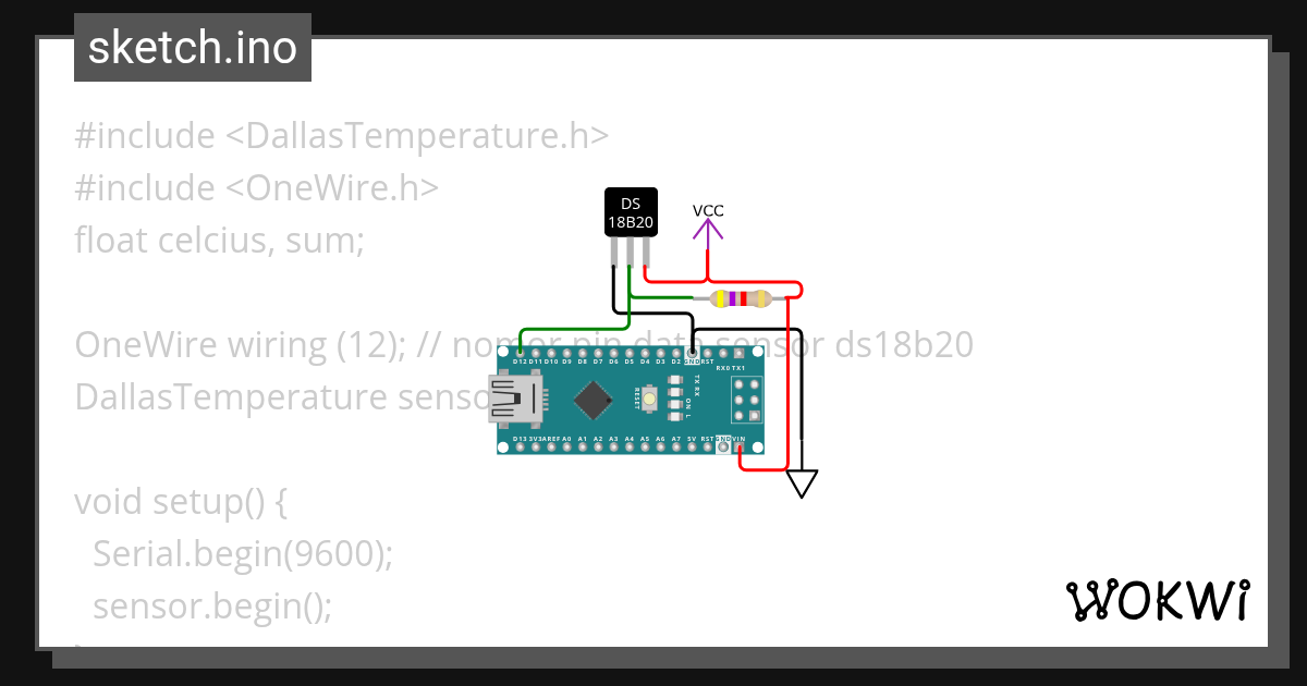 kalibrasi ds - Wokwi ESP32, STM32, Arduino Simulator