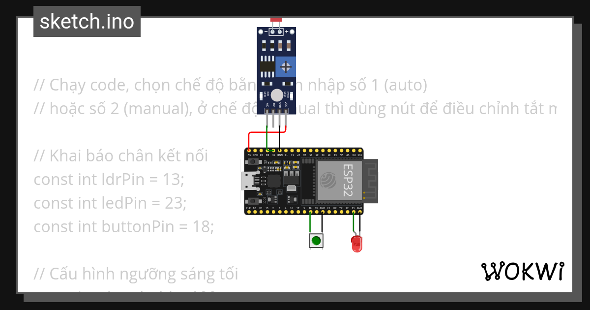 Light - Wokwi ESP32, STM32, Arduino Simulator