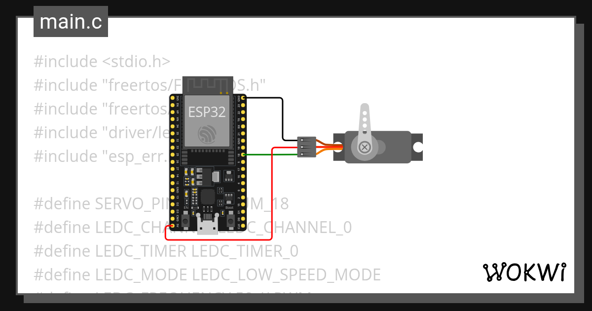 Espidf Servo Wokwi Esp32 Stm32 Arduino Simulator