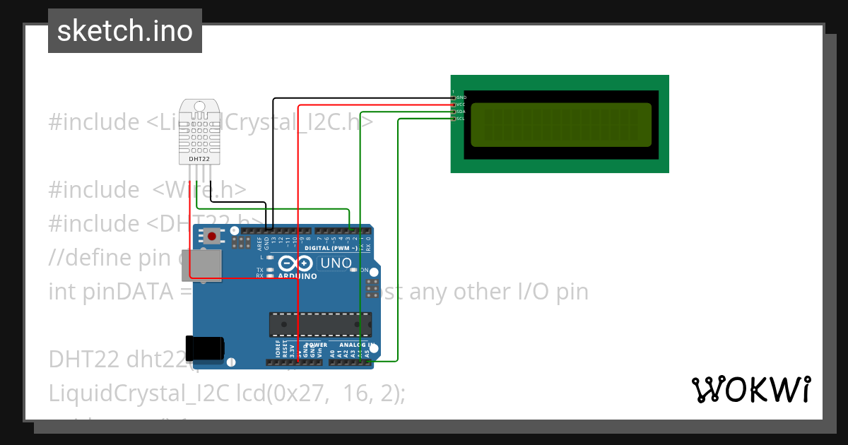 Dht22 - Wokwi ESP32, STM32, Arduino Simulator