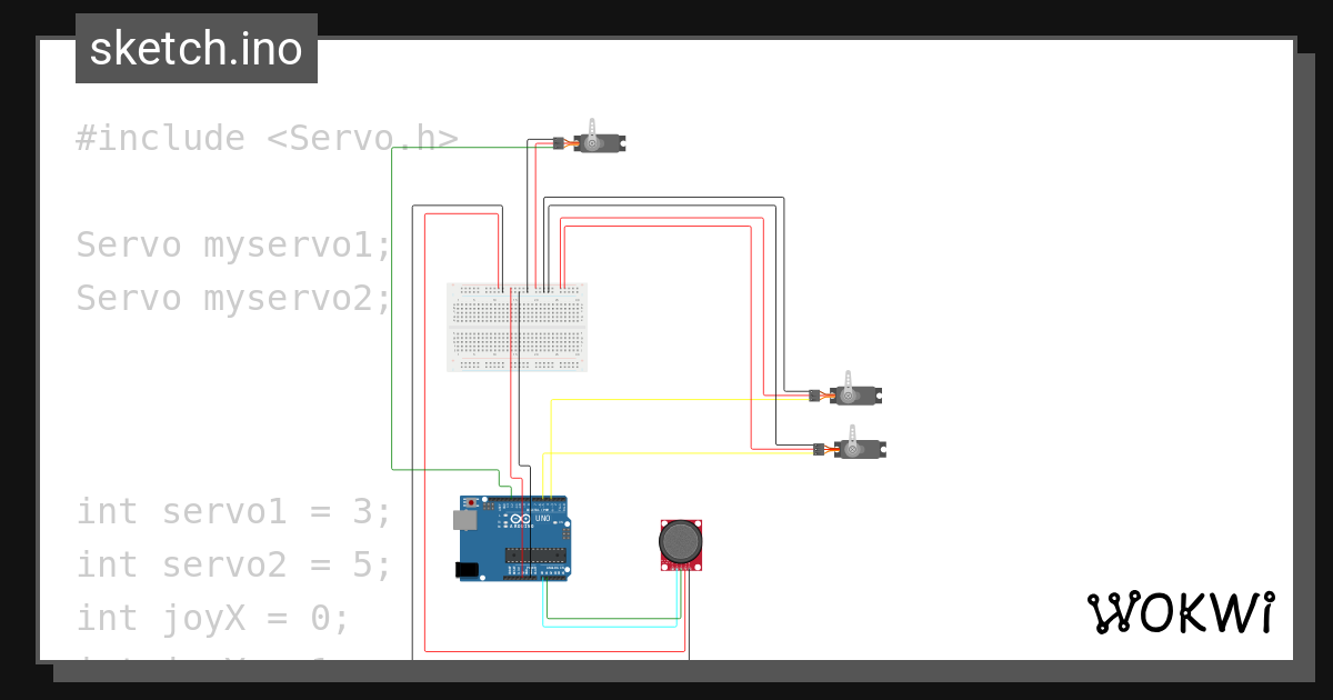Teste Dois Servos Wokwi Esp32 Stm32 Arduino Simulator 6075