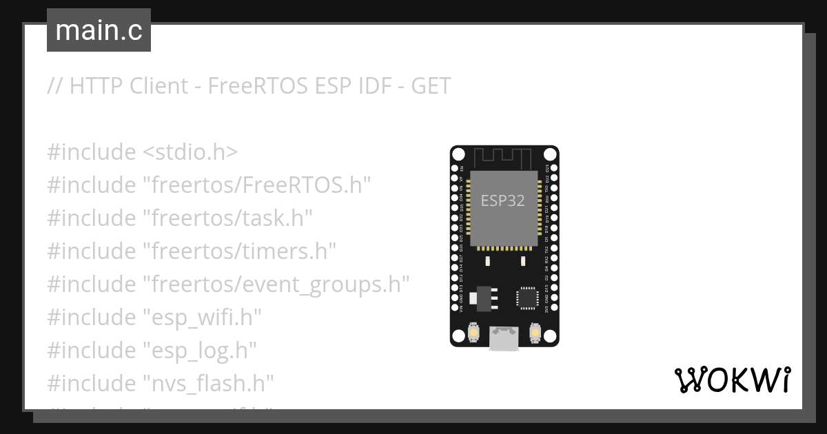 ESP-IDF WiFi connection for ESP32 in STA mode Copy - Wokwi ESP32, STM32, Arduino Simulator