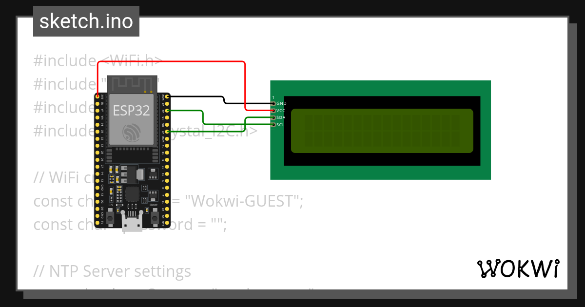 time - Wokwi ESP32, STM32, Arduino Simulator