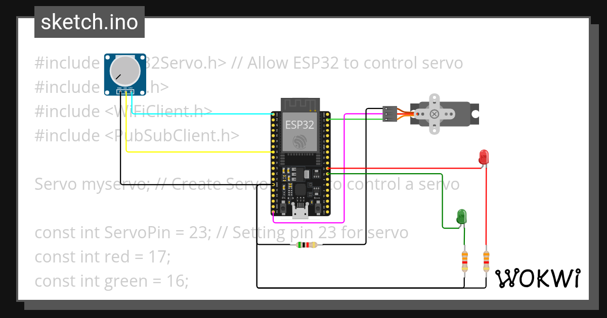 Project Fishing - Wokwi ESP32, STM32, Arduino Simulator