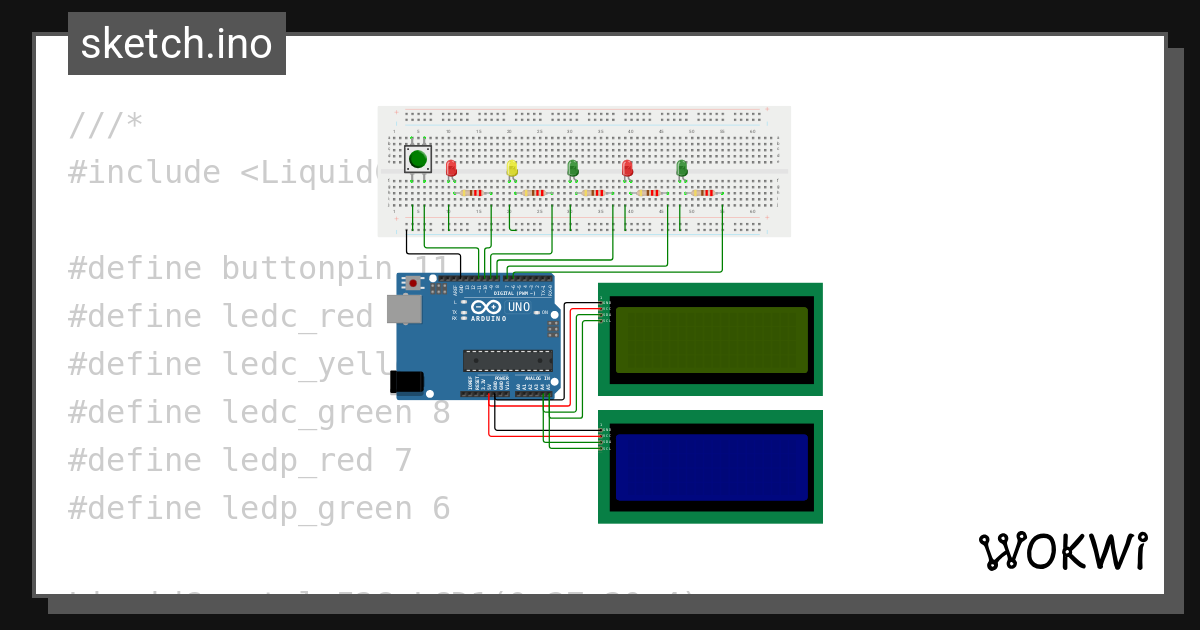 Ledtest Wokwi Esp32 Stm32 Arduino Simulator 3673