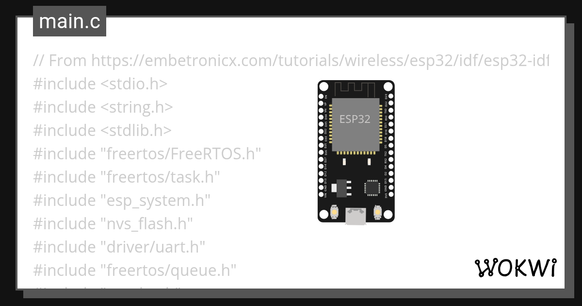 Wokwi - Online ESP32, STM32, Arduino Simulator