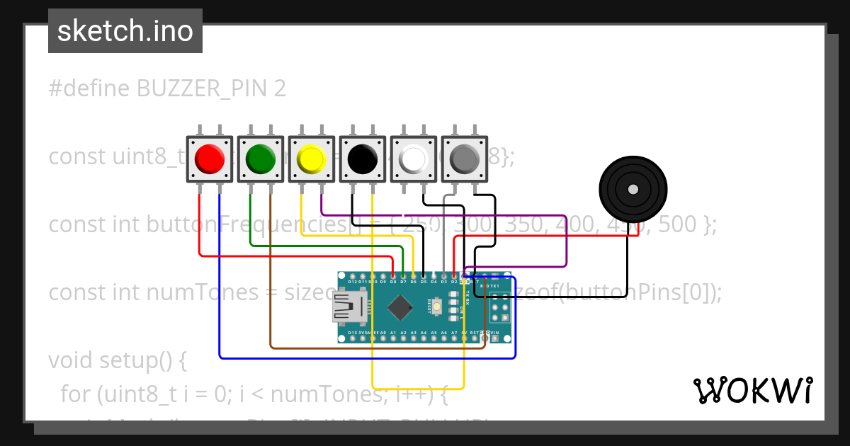 piano/arduino-nano Copy - Wokwi ESP32, STM32, Arduino Simulator