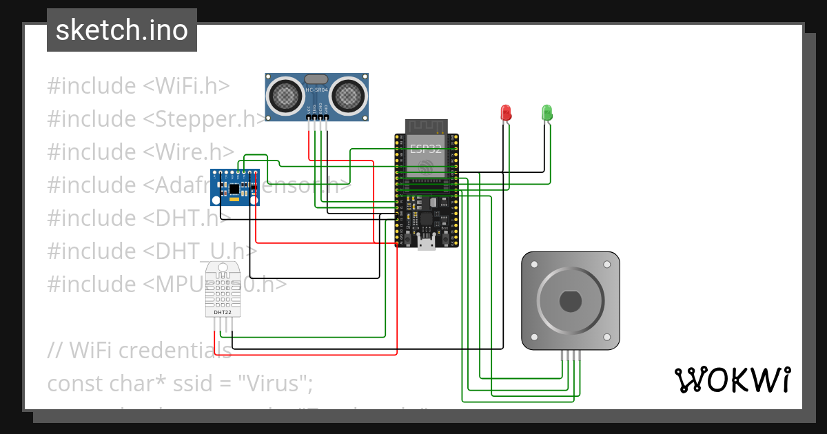 Traffic Management Wokwi Esp32 Stm32 Arduino Simulator 6421