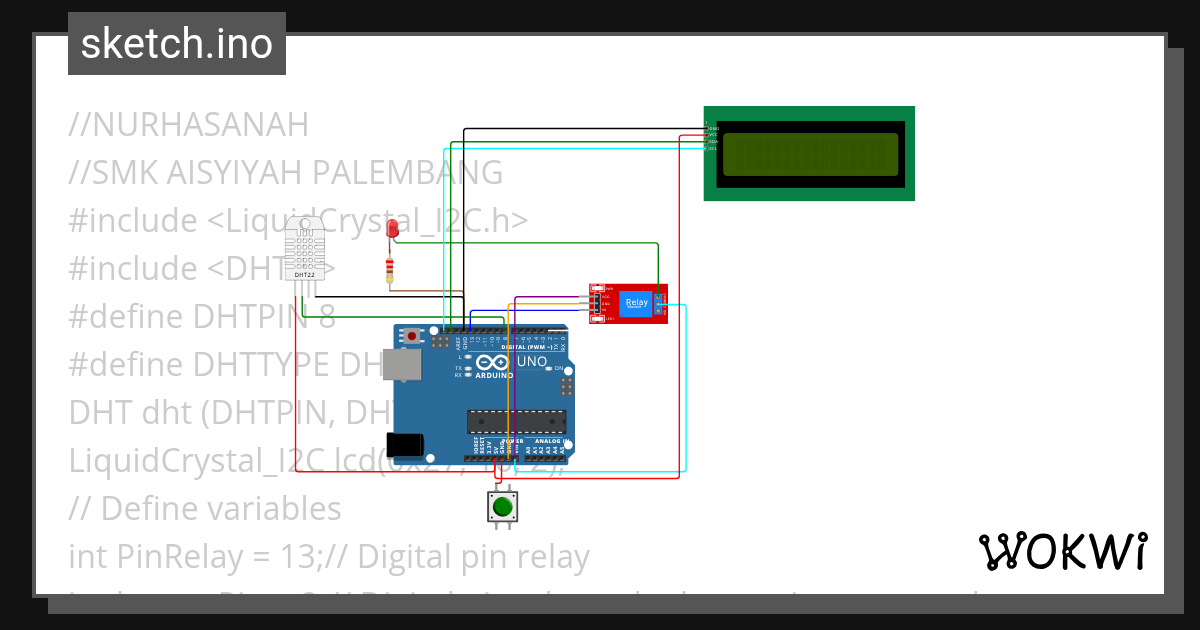 Tugas akhir Nurhasanah - Wokwi ESP32, STM32, Arduino Simulator