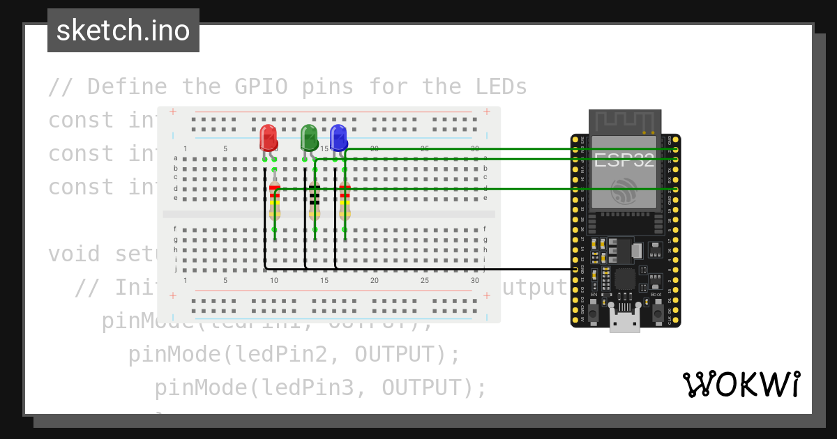 Parallel Circuit Wokwi Esp32 Stm32 Arduino Simulator