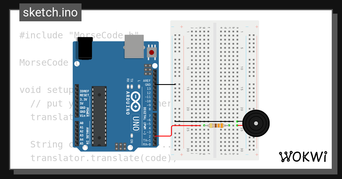 Morsecode Wokwi Esp32 Stm32 Arduino Simulator 8090
