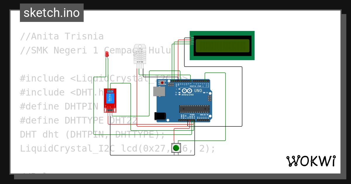 Projek 13 Anita Tugas 4 Copy Wokwi Esp32 Stm32 Arduino Simulator