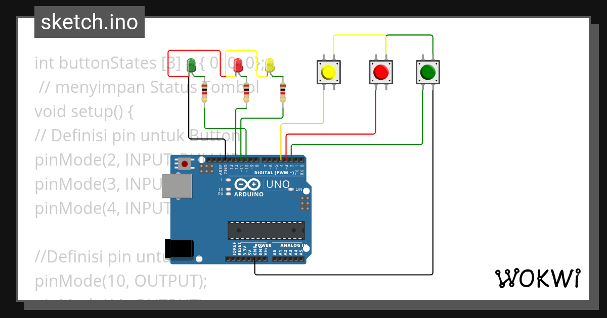 tombol button - Wokwi ESP32, STM32, Arduino Simulator