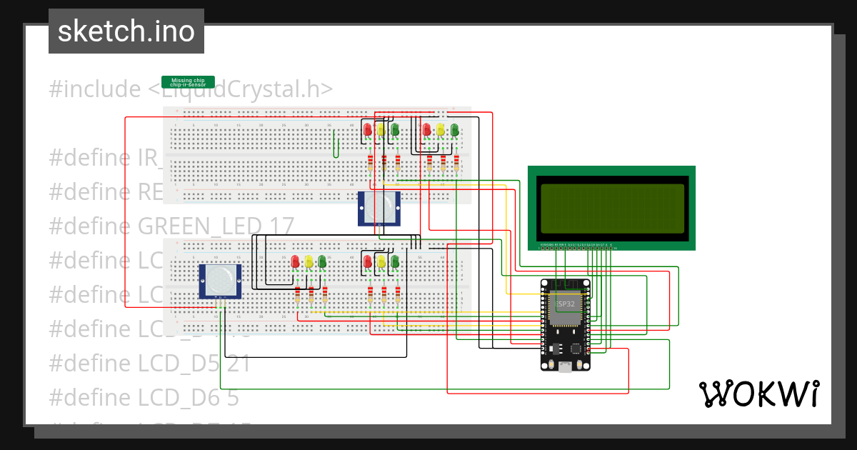 Iot Project Traffic Diversion System Copy Wokwi Esp32 Stm32 Arduino 4164