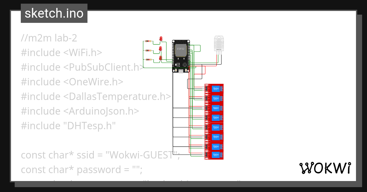 DHT22-Led-esp32-mqtt Copy (2) - Wokwi ESP32, STM32, Arduino Simulator