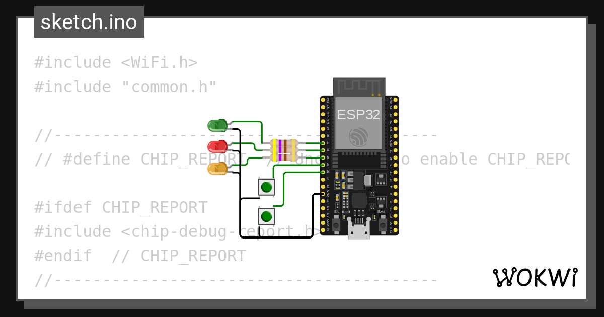 Ledsandbuttons Wokwi Esp32 Stm32 Arduino Simulator